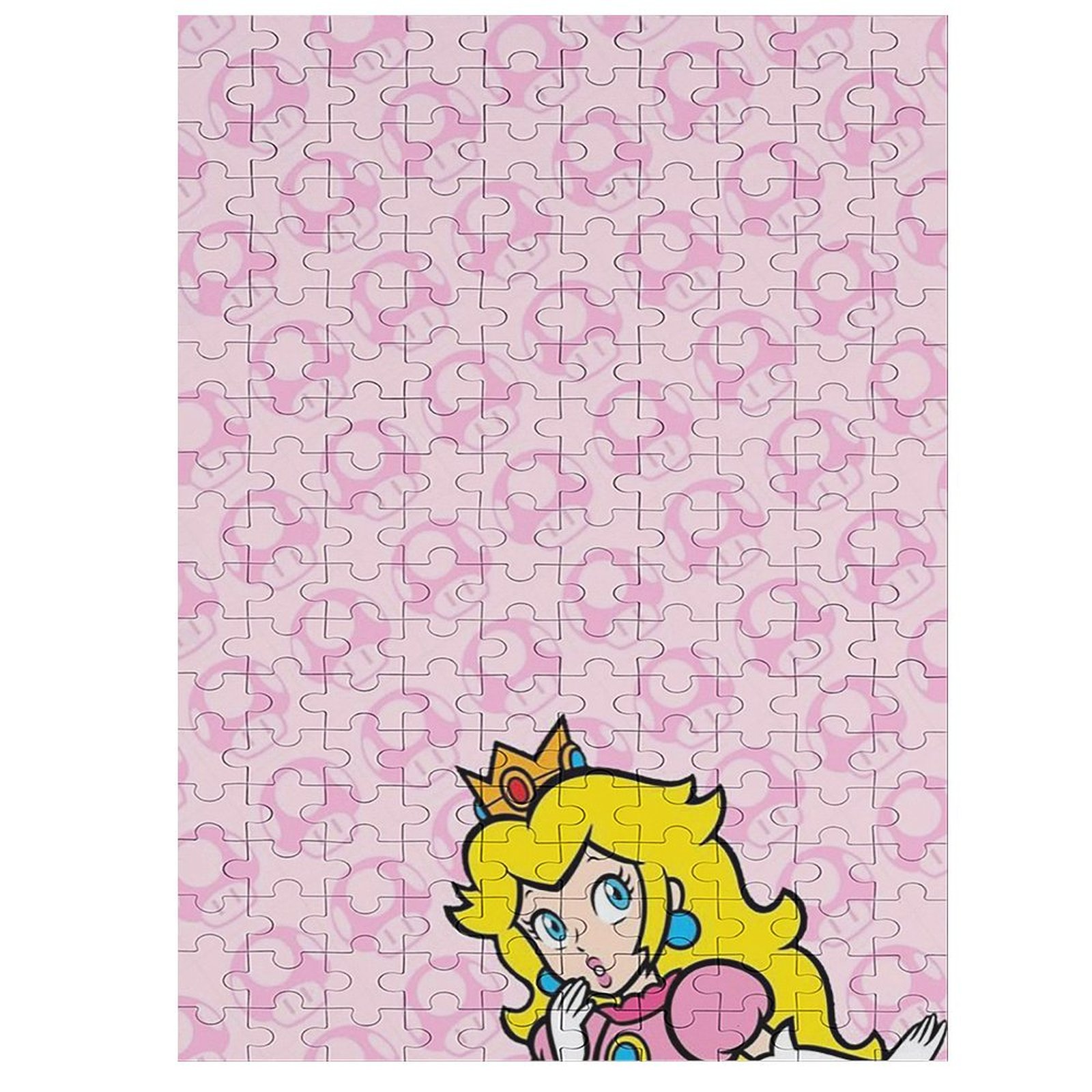 Kids Mario Princess Peach Jigsaw Puzzles - Durable Toddler Puzzles for ...