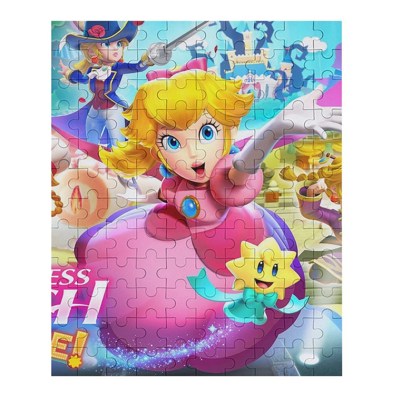 Kids Mario Princess Peach Jigsaw Puzzles - Durable Toddler Puzzles for ...