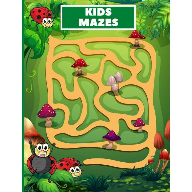 Kids Mazes: Fun Kids Mazes Ages 4-8 - Walmart.com