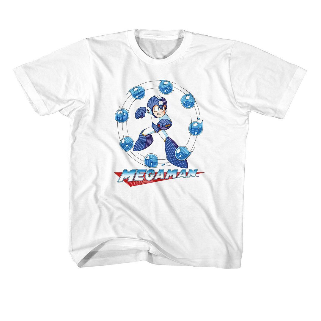 Kids Mega Man Water Shield Gaming Shirt - Walmart.com