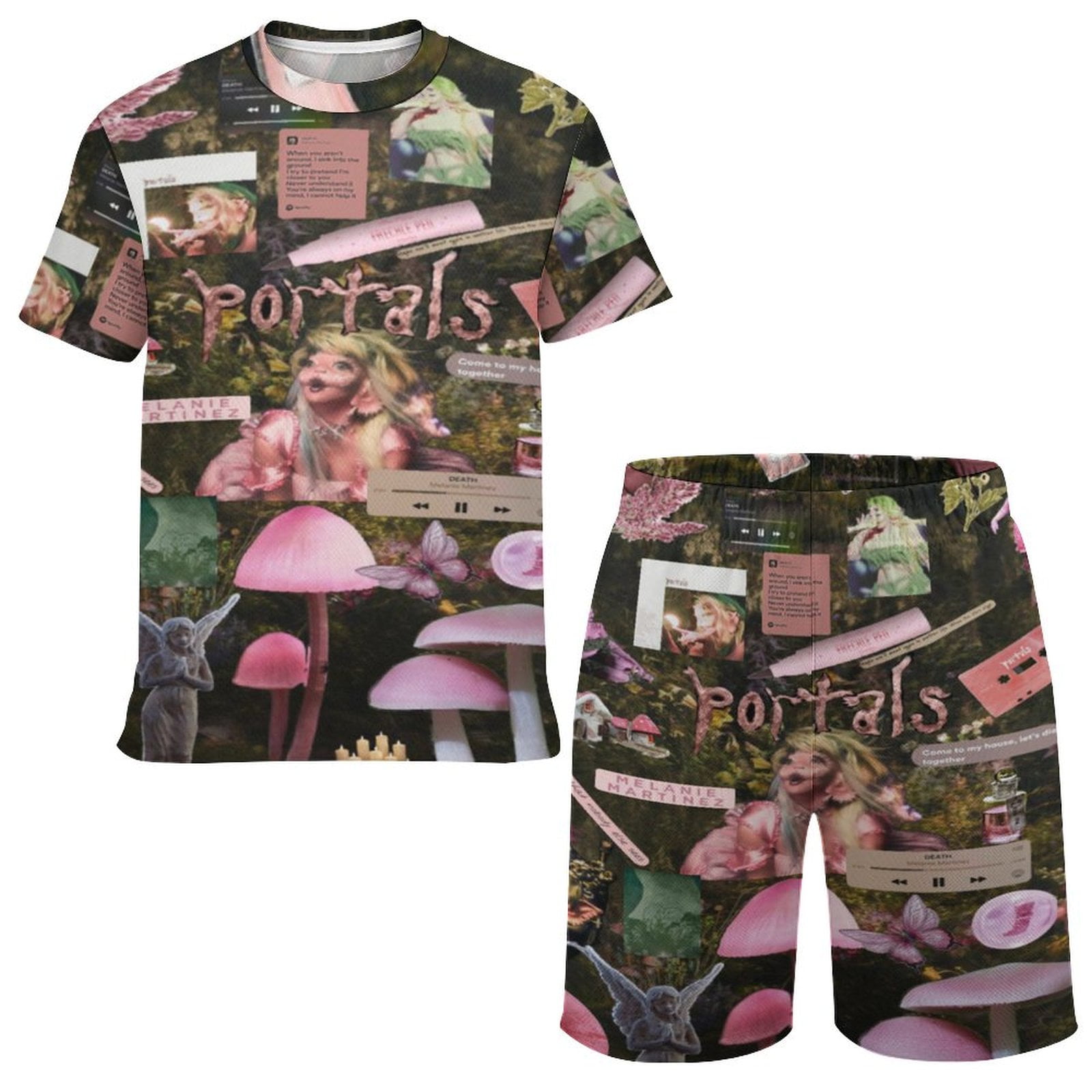 Kids Melanie Mar-tine Short Set Summer TShirts And Shorts Tracksuits ...