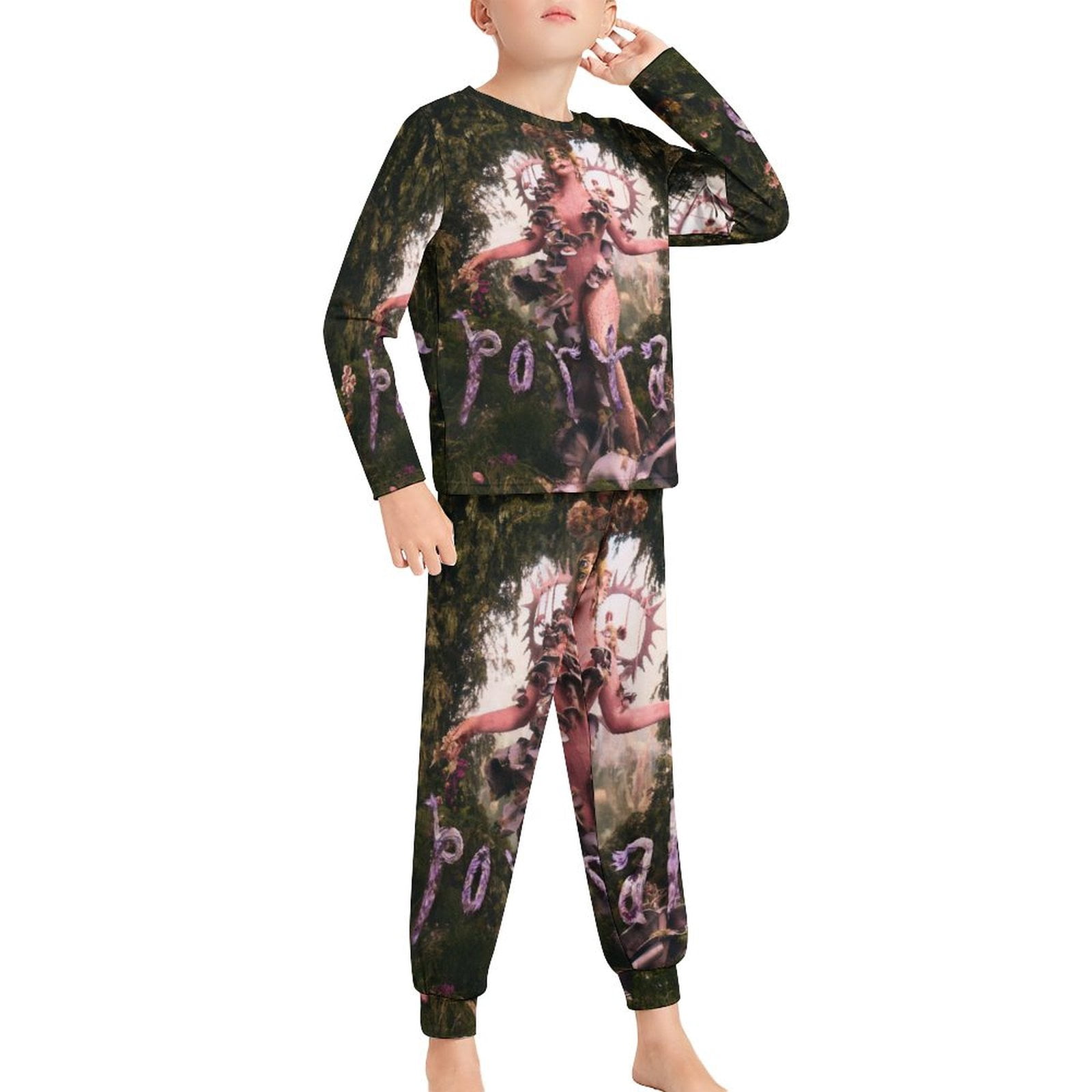 Kids Melanie Martinez Pajama Long Sleeve Sleepwear Pant Set Cute ...