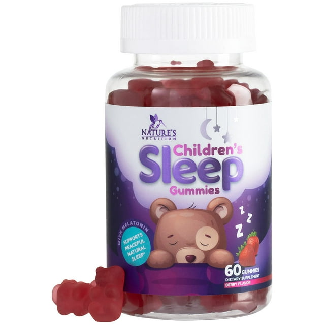 Nature's Nutrition Kids Sleep Gummies, 2mg Melatonin, Vegan, Non-GMO ...