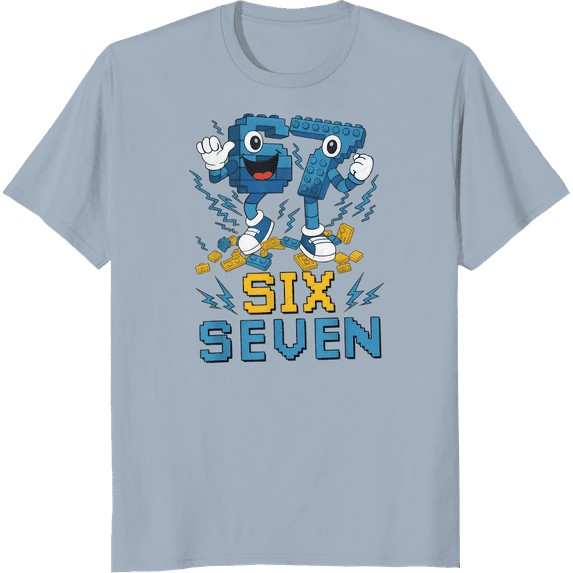 Kids Meme 67 Six Seven 6 7 Italian Brainrot for Men Women T-Shirt ,Full ...