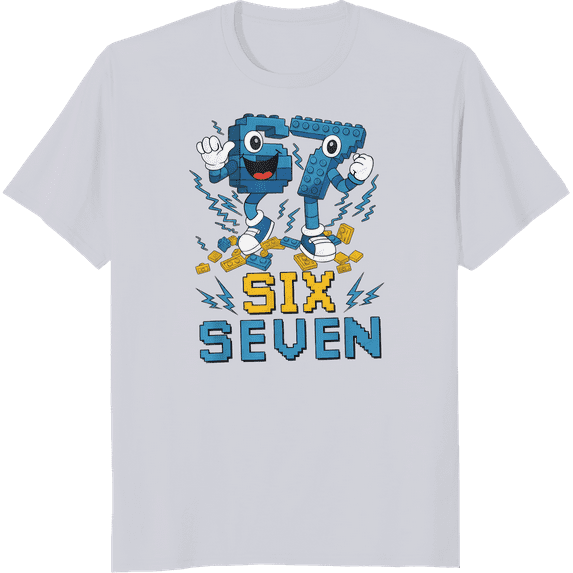 Kids Meme 67 Six Seven 6 7 Italian Brainrot for Men Women T-Shirt ,Full ...