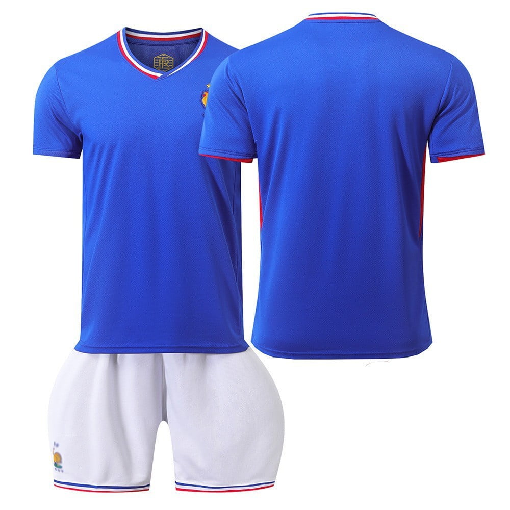 Kids Men Boys Soccer Jersey Adults Football Suit Mbappe 10 Fan Shirt ...