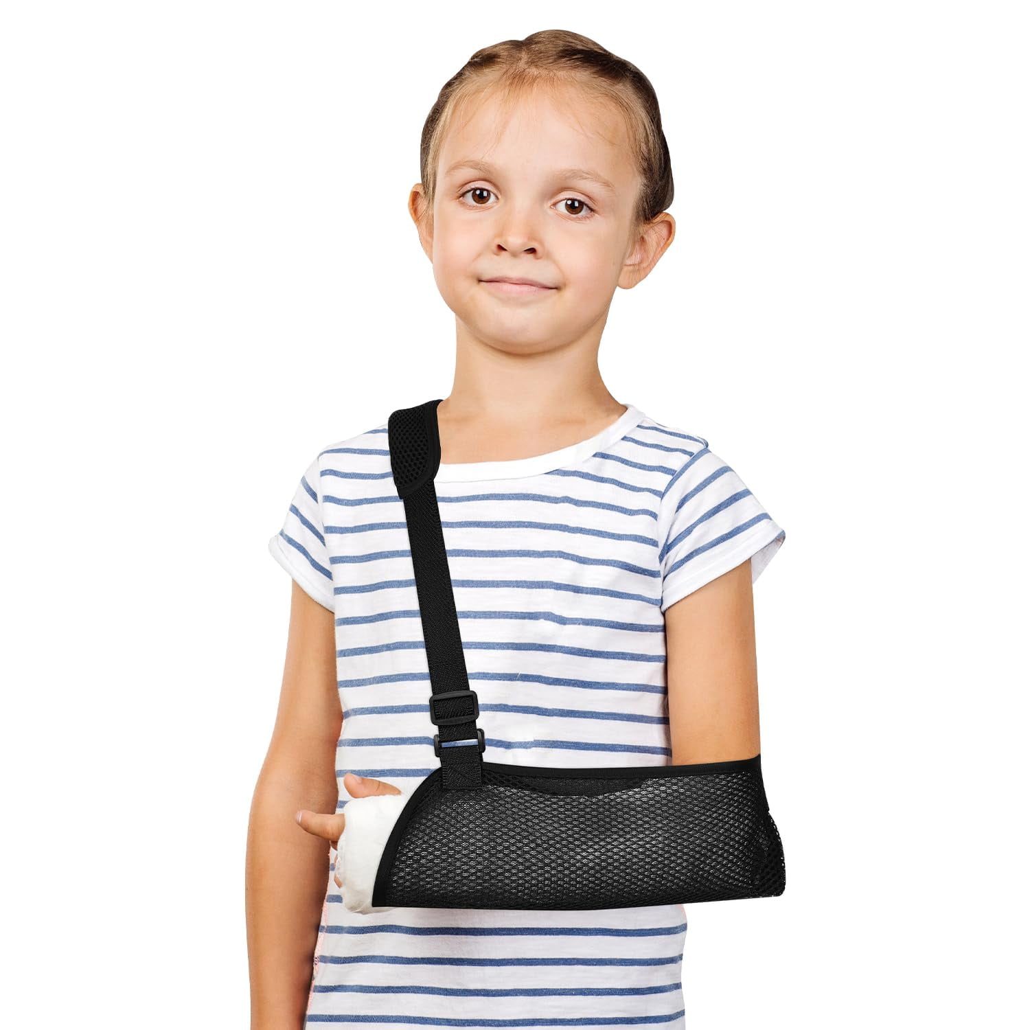 Kids Mesh Arm Sling, Adjustable Medical Child Shoulder Immobilizer ...
