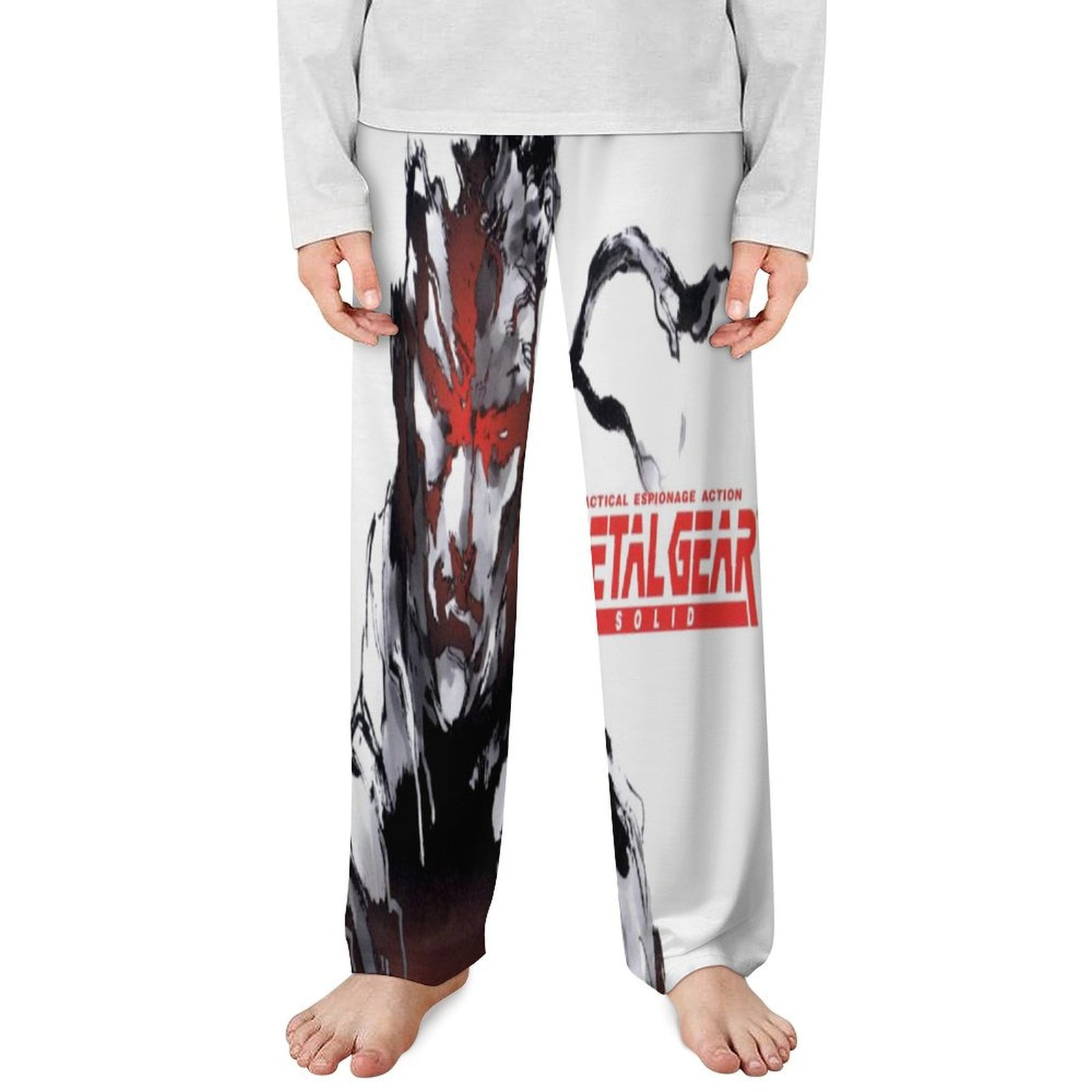 Kids Metal Ge-ar So-lid Pajama Pants Cartoon Long Pj Pants Cute Elastic ...