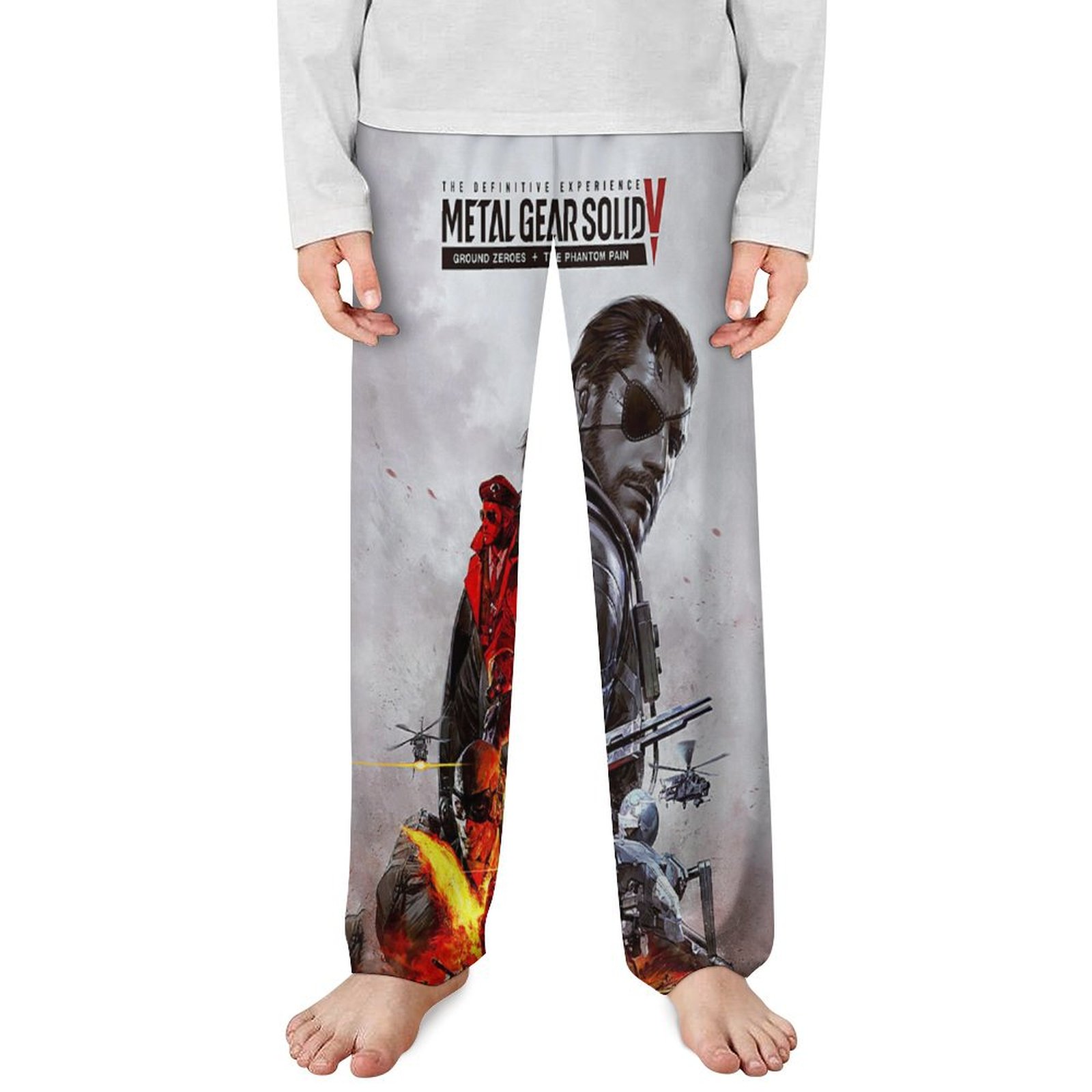 Kids Metal Ge-ar So-lid Pajama Pants Cartoon Long Pj Pants Cute Elastic ...