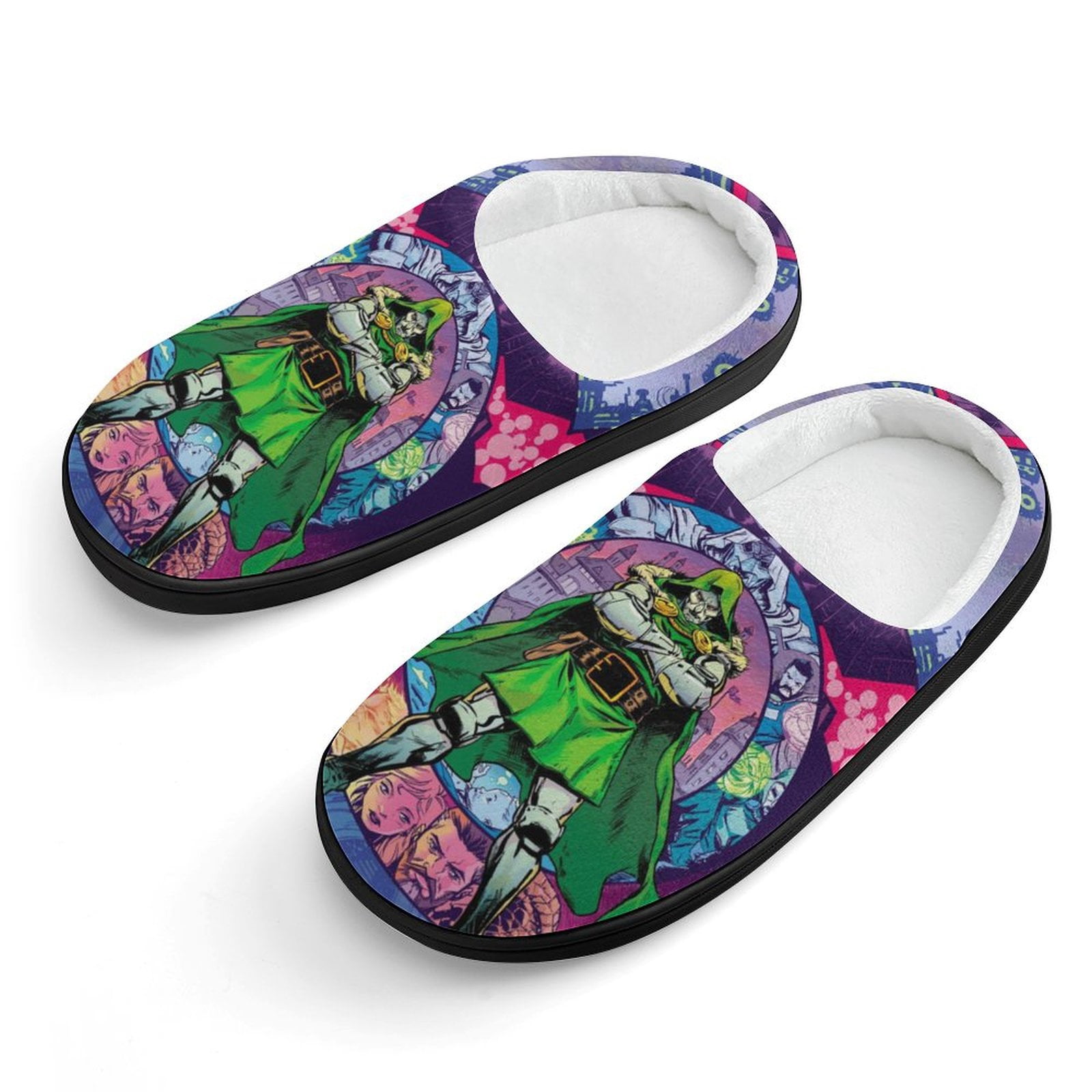 Kids Mf Doom Cotton Slippers Slip-on House Shoes for Bedroom Indoor ...
