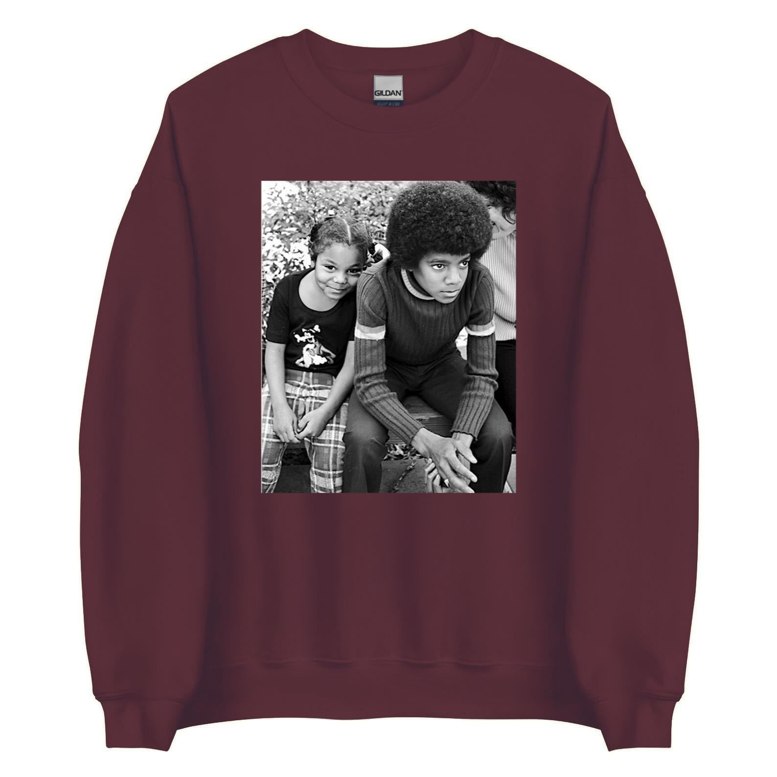 Kids Michael & Janet Shirt Youth, RARE Afro MJ Photo, 80s Pop King, Together Again, Rhythm ...