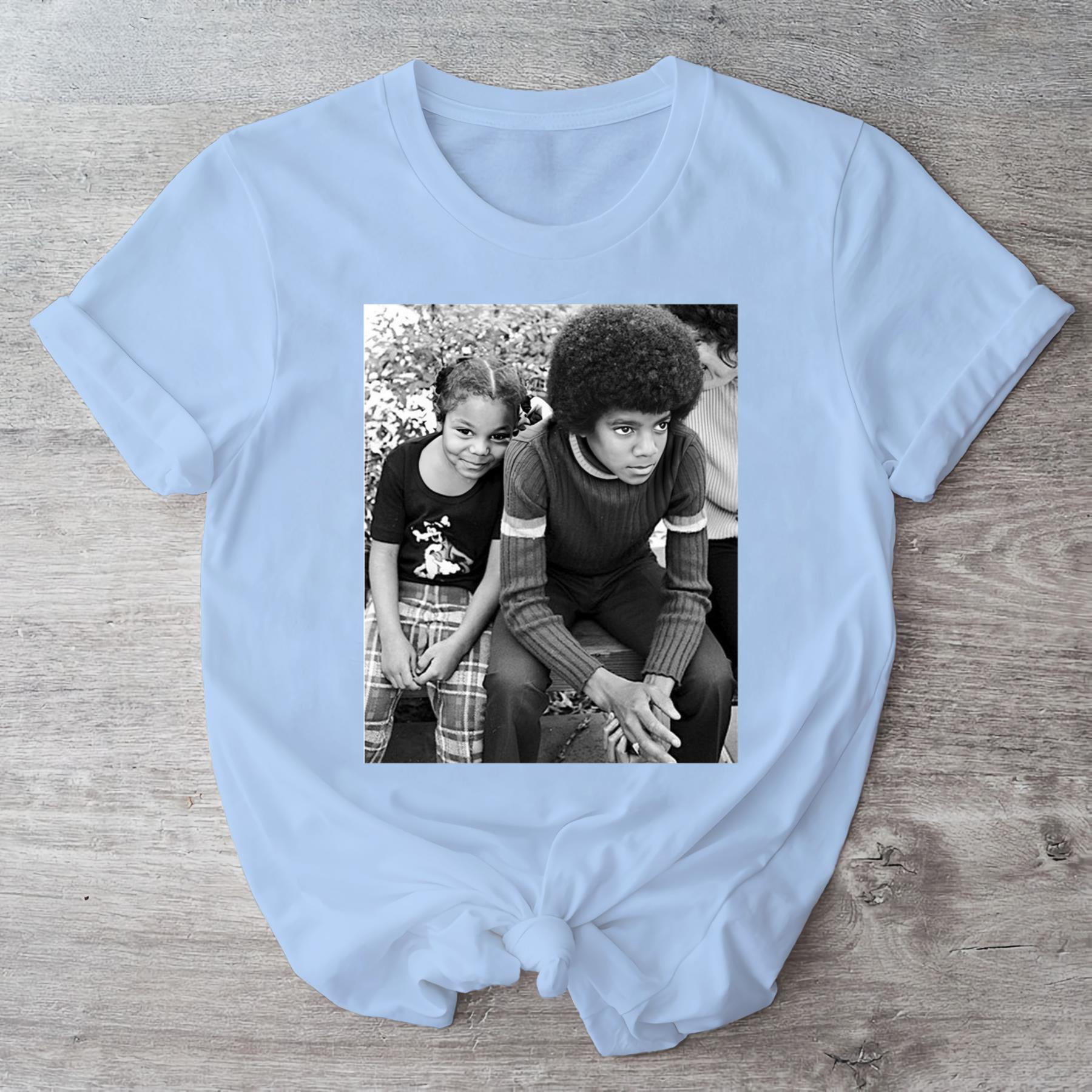 Kids Michael & Janet Shirt Youth, RARE Afro MJ Photo, 80s Pop King ...