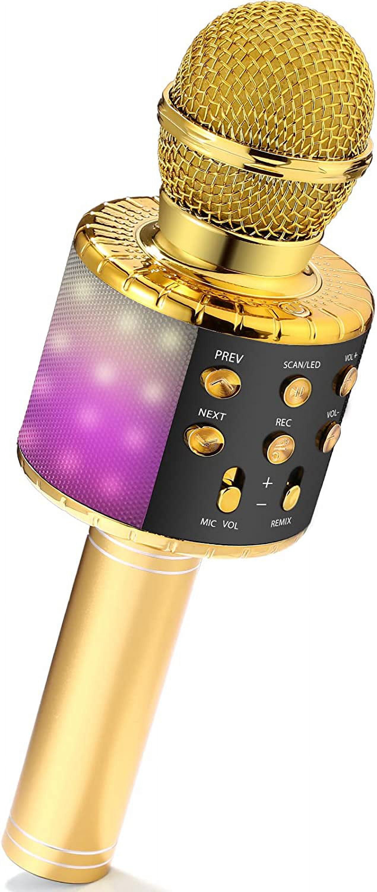 Kids Microphone. Karaoke Wireless Microphones Bluetooth Handheld ...