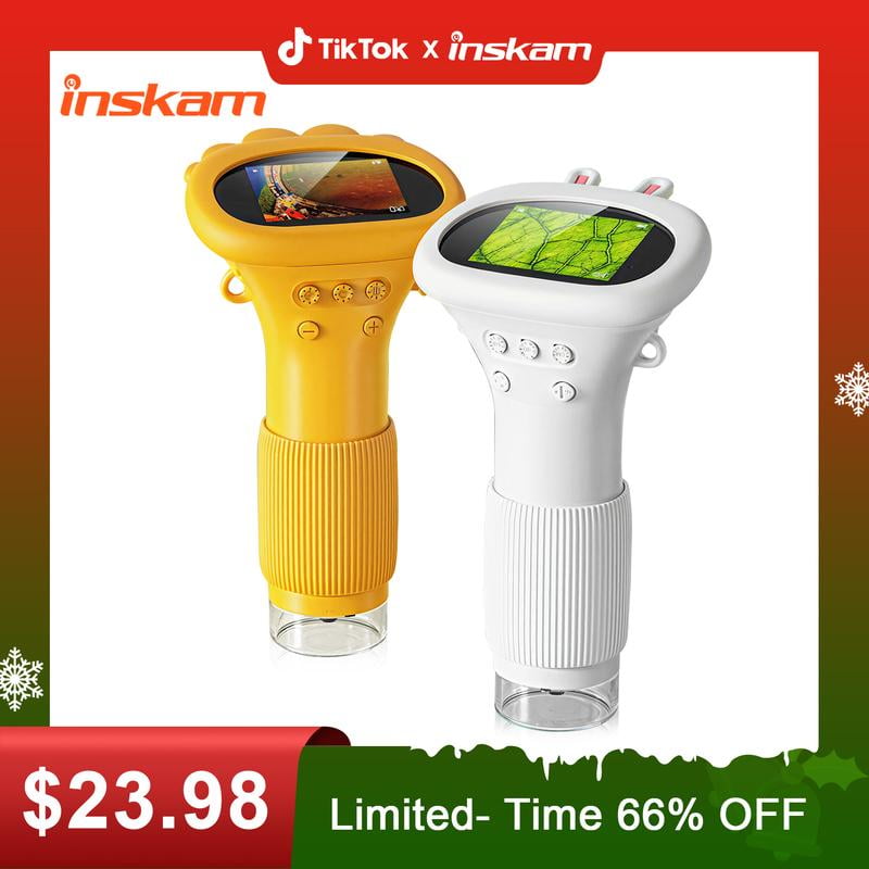 Kids Microscope 1000X Handheld Digital Microscope Portable Mini USB ...