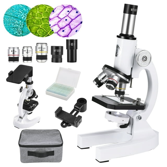 Kids Microscope Kit - Anpro Microscope for Kids 400X-24000X, Microscope ...