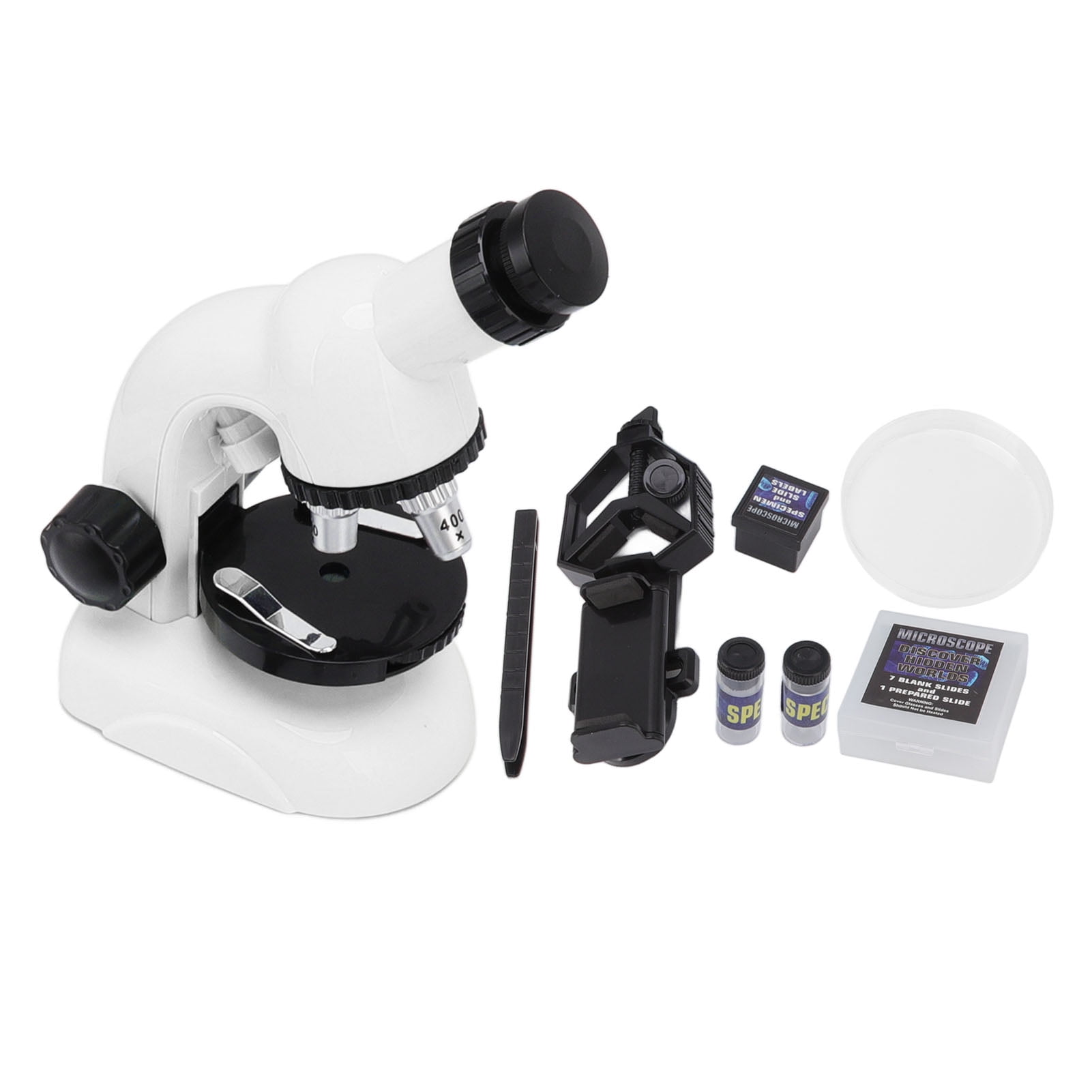 Kids Microscope Science Kit HD Magnifying Glass Student Biological ...