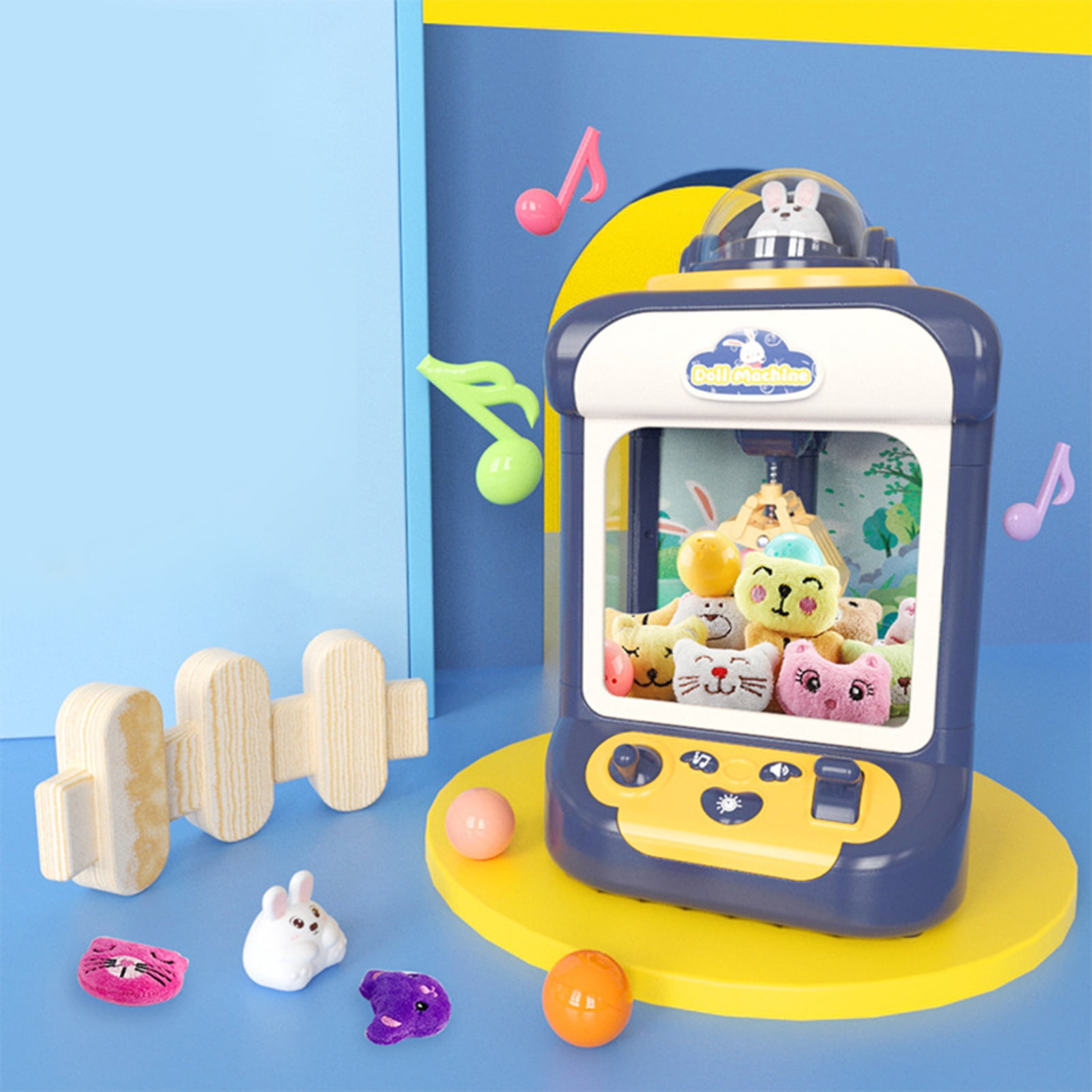 Kids Mini Claw Machine with 20 Mini Toys Mini Vending Machine Candy ...
