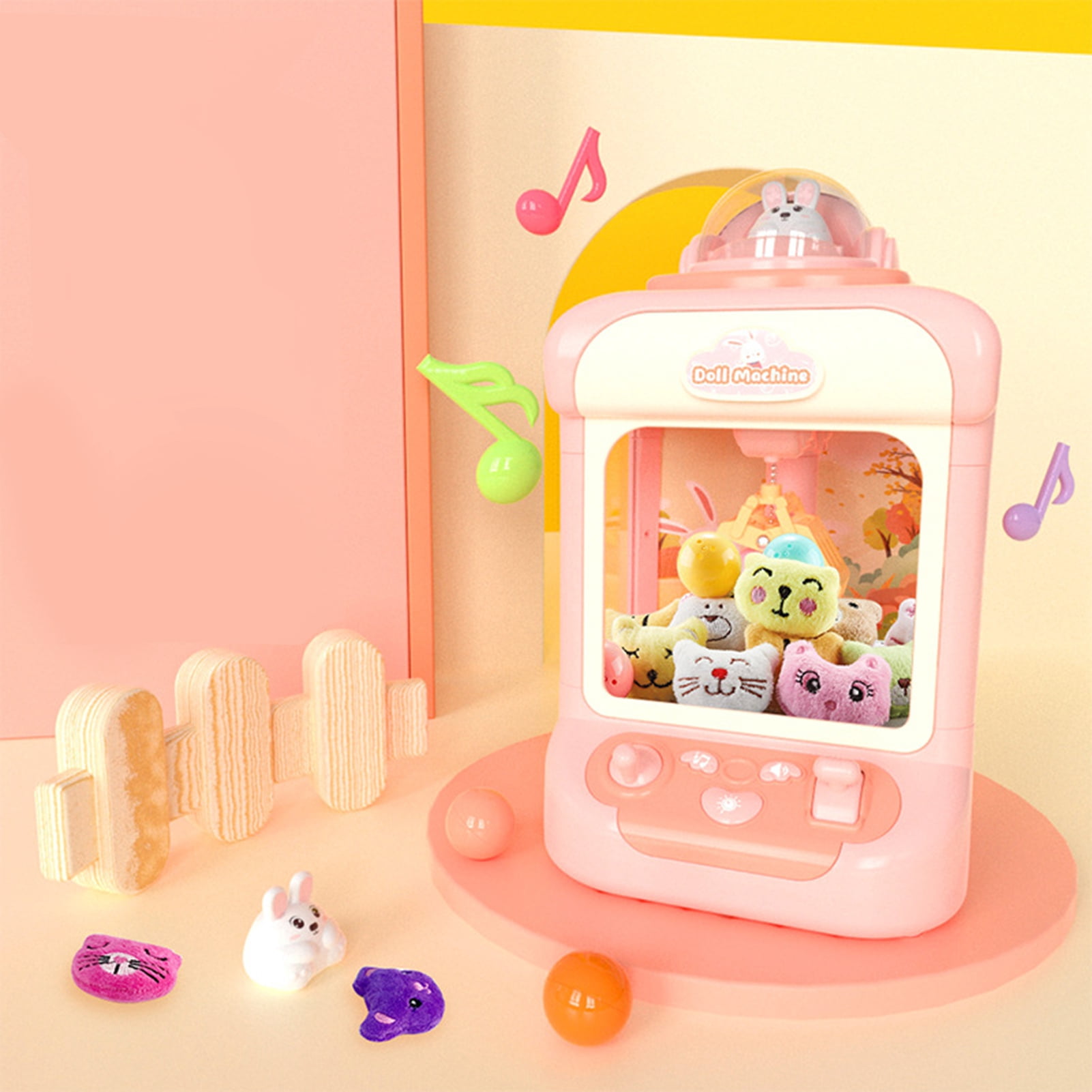 Kids Mini Claw Machine with 20 Mini Toys Mini Vending Machine Candy ...