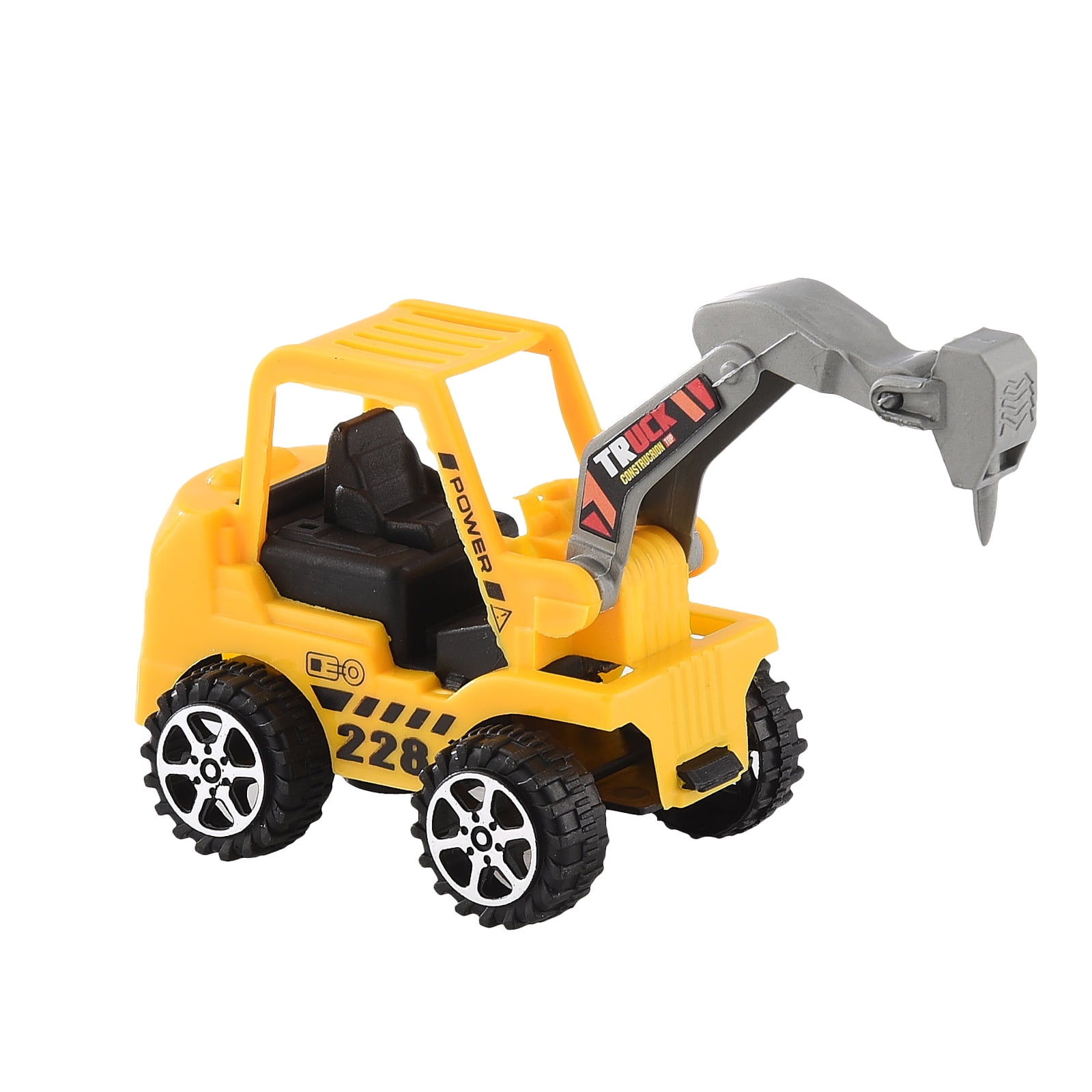 Kids Mini Construction Vehicle Toys Bulldozer Road Roller Excavator ...