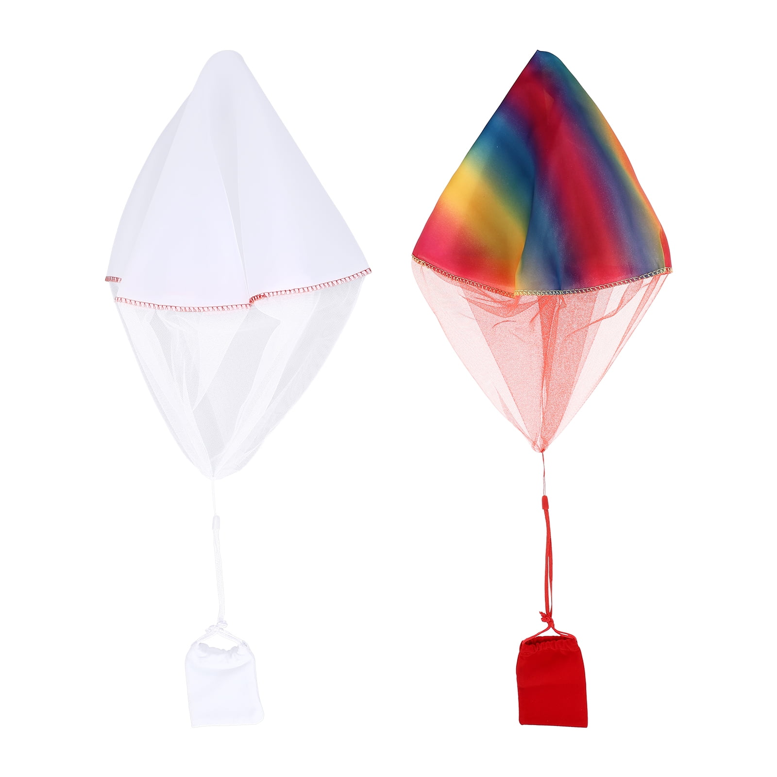 2 Pcs Hand Throw Parachute Childrens Toys Birthday Party Favors Goodie Bags Stuffers Pvc Cloth ...