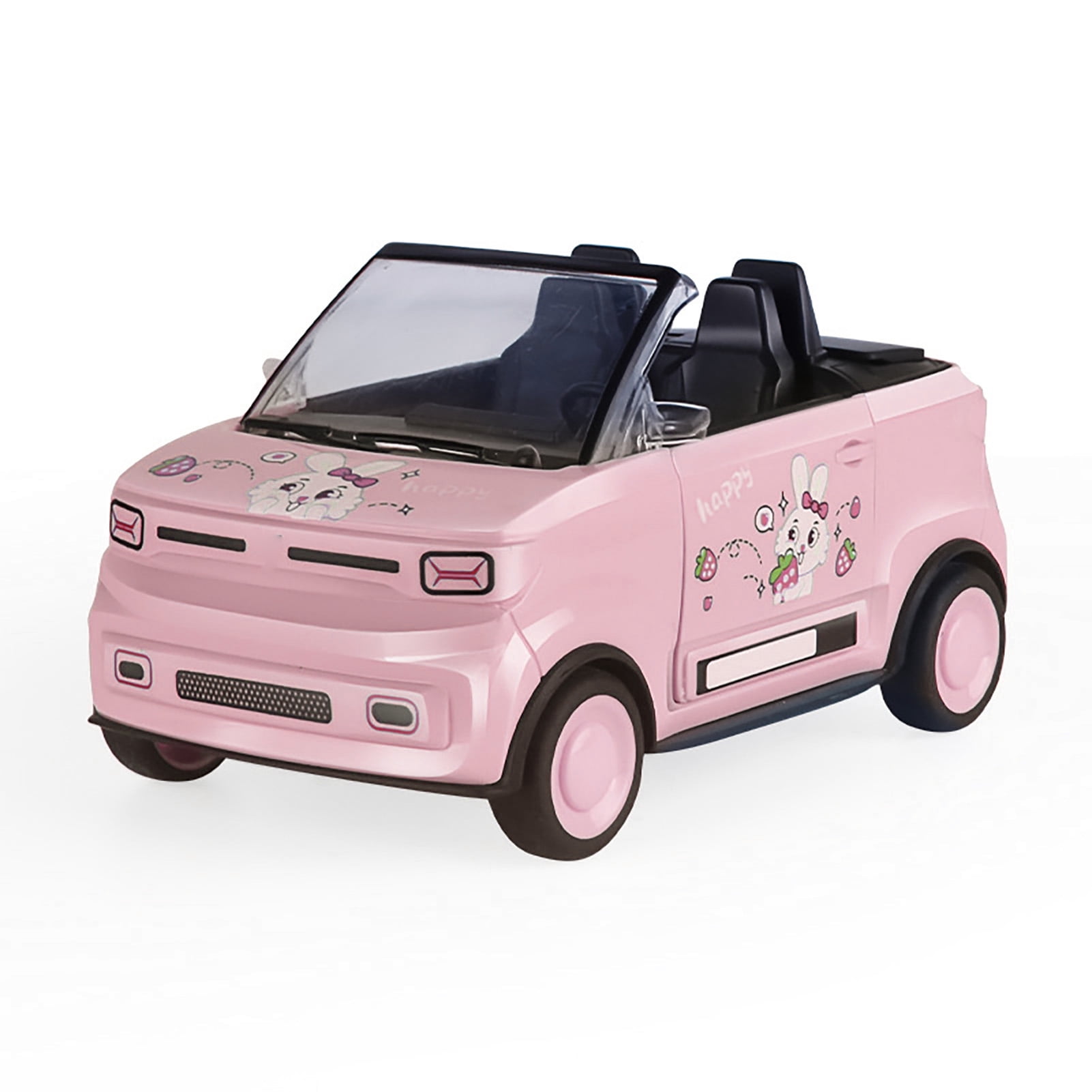 Kids Miniature Roadster Model Car Pull Back Roadster Cartoon Realistic ...