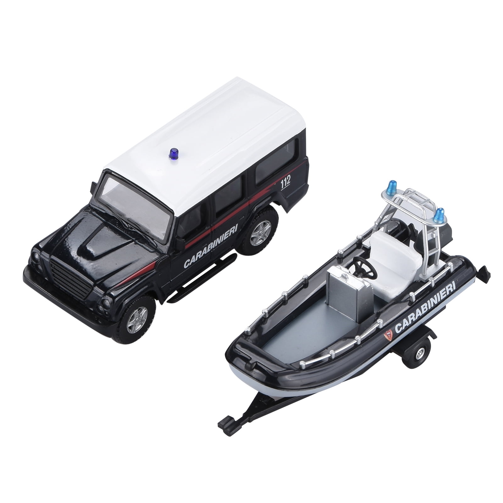 Kids Model Car Toy Gifts 1:43 Scale Coast Guard Police Fire Truck ...