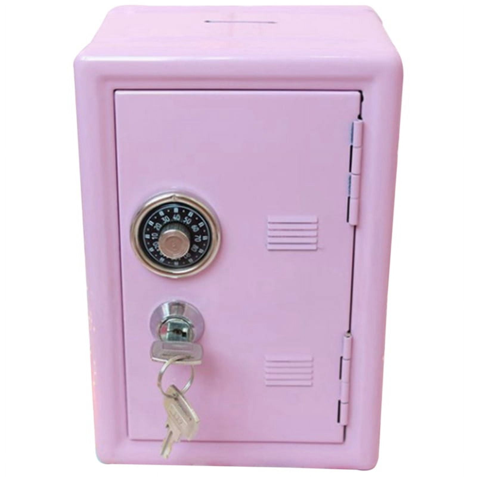 Kids Money Banks, Mini Money Box Gift Safe Case Password with Key Metal ...