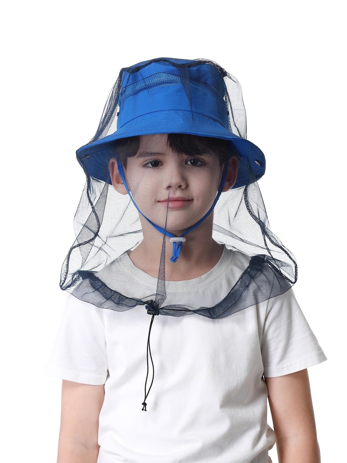 Kids Mosquito Head Net Hat - Bug Cap UPF 50+ Sun Protection for ...