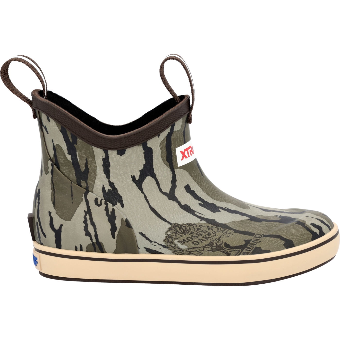 XTRATUF Youth's Mossy Oak® Waterproof Hunting Ankle Deck Boot, Size 6(M ...