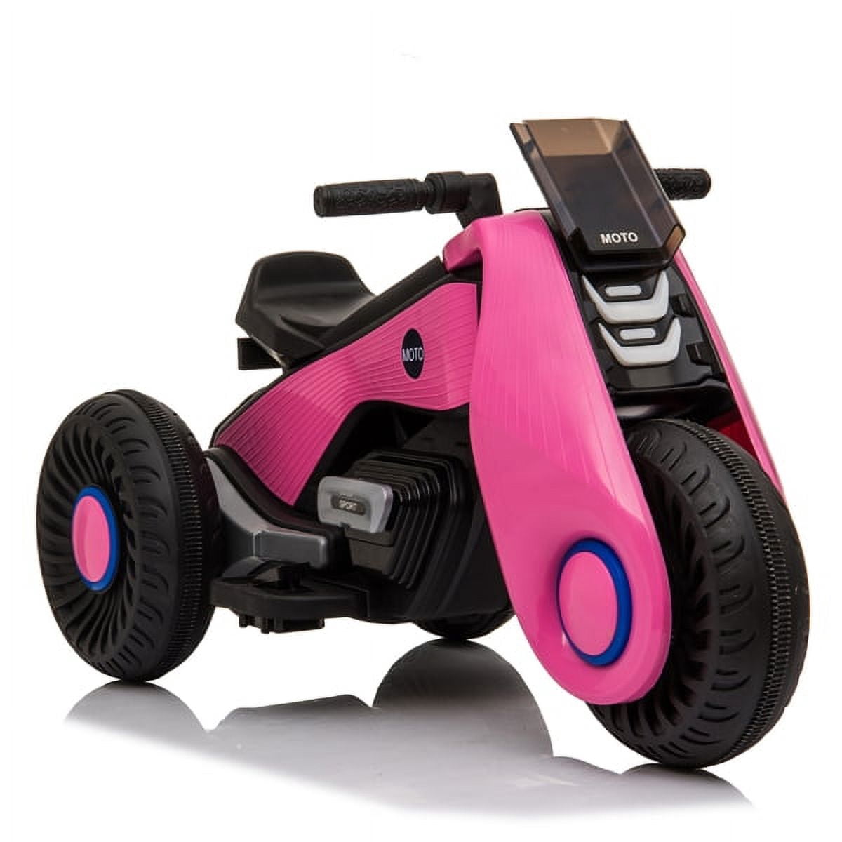 Kids Motorcycle Ride On Motorcycle, 6V Battery Powered 3 Wheels ...