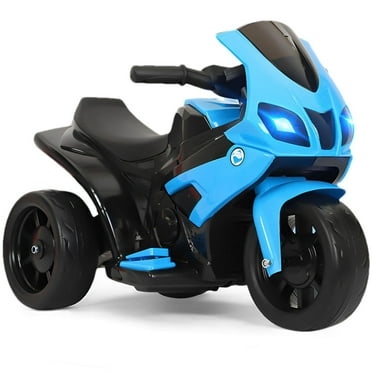 Nanly 6V Kids Motorcycle Kids Electric Tricycle 3-Wheel Electric Ride-On Car with Forward ...