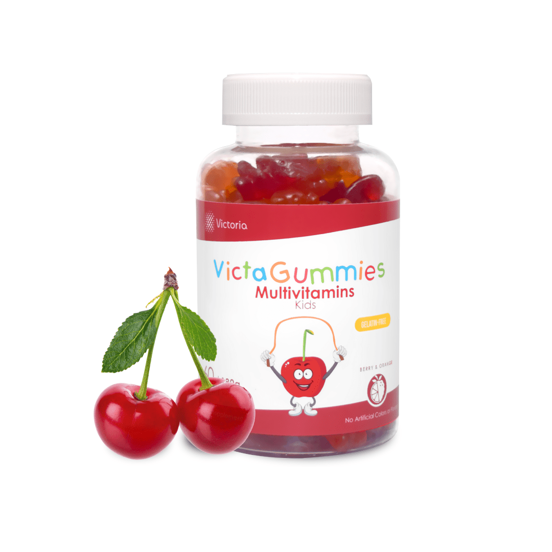 Kids Multivitamin Gummies 180g - Berry & Orange Flavor -Healthy Growth ...