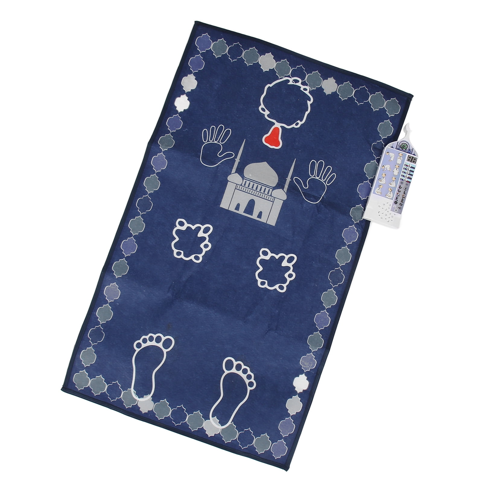 Kids Muslim Prayer Rug, Kids Muslim Prayer Rug 23.6x39.4in Intelligent ...