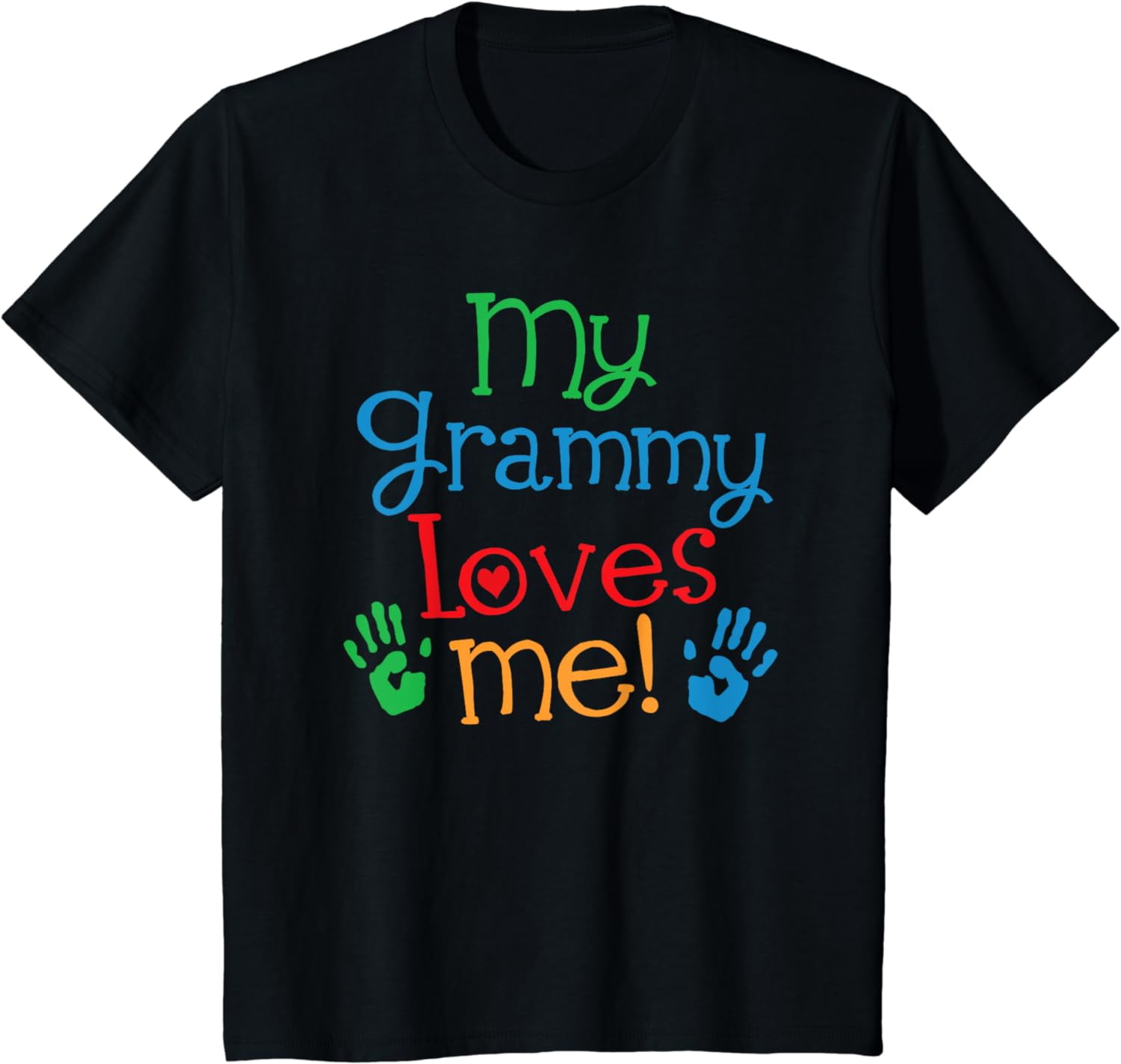 Kids My Grammy Loves Me Grandson T-Shirt - Walmart.com