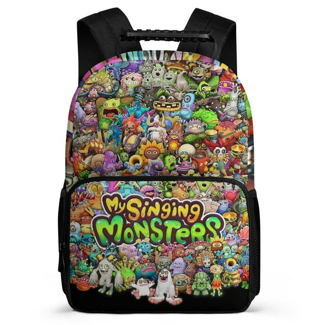 Kids My Singing Monsters Backpacks School Bag Bookbag Casual Daypack ...