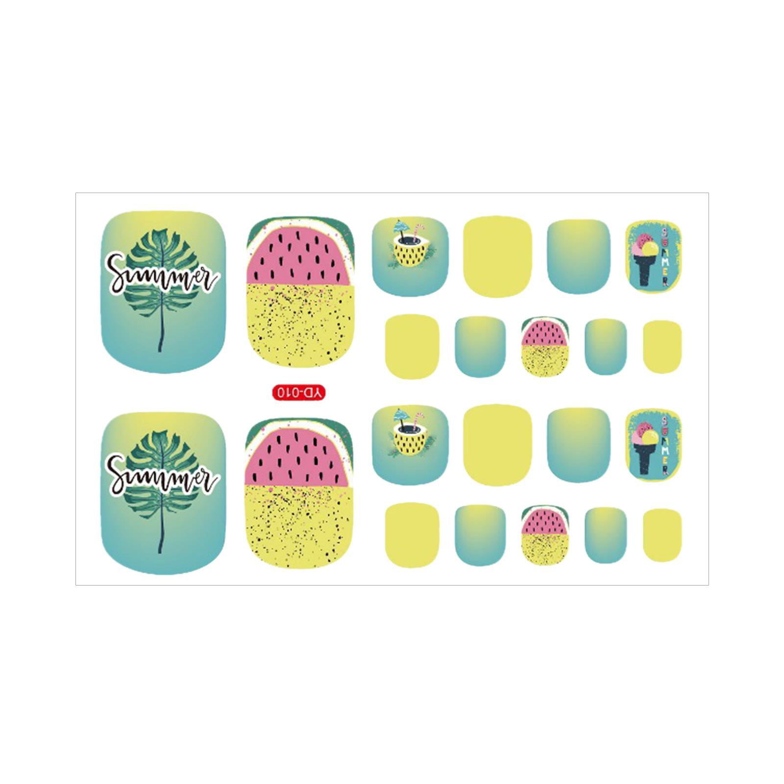 Kids Nail Stickers And Decals Nail Sheets Nail Striping Tape Line ...