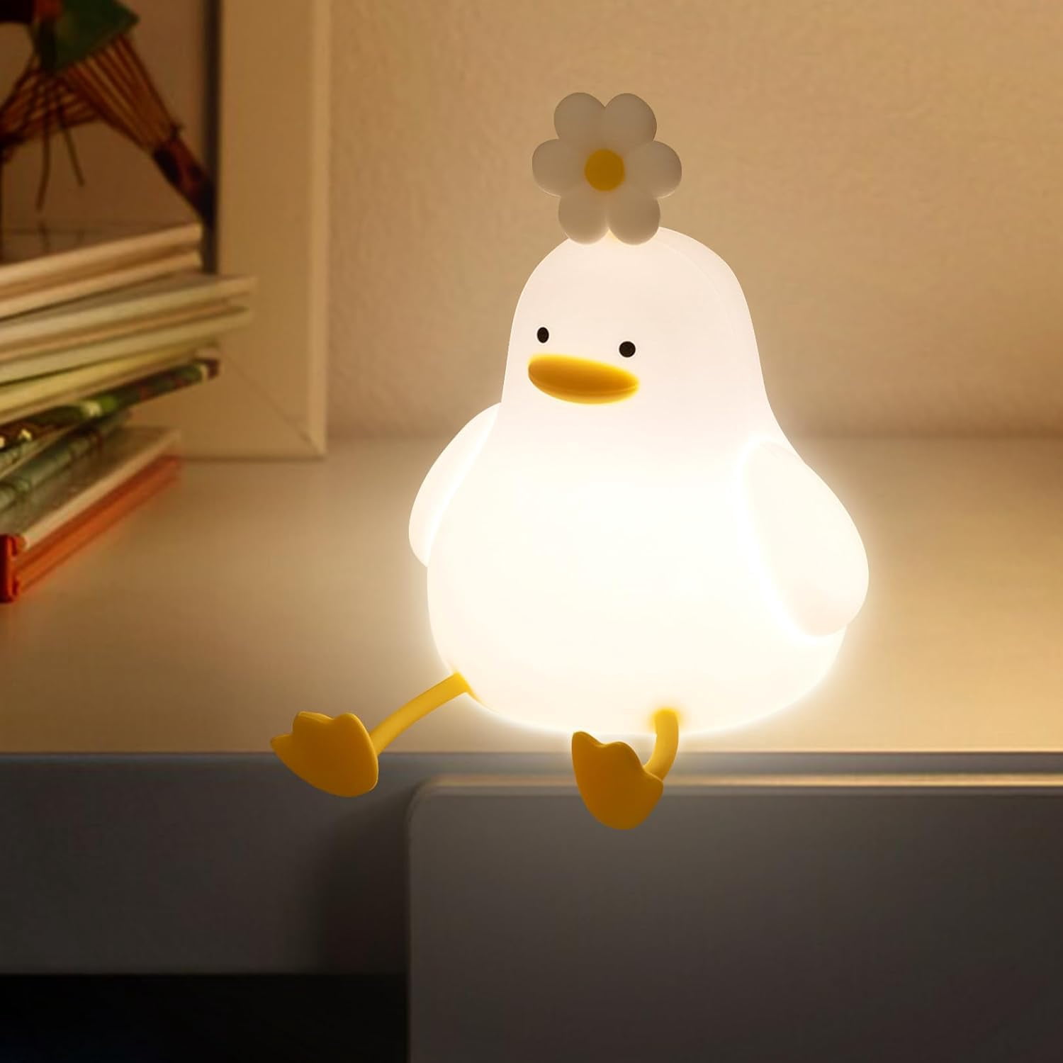 Kids Night Light,Silicone Cute Night Light for Kids, 7 Colors LED ...