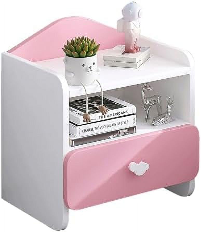 Kids Nightstand，Mini Dresser，Night Stand with Drawers ，Side Table ...