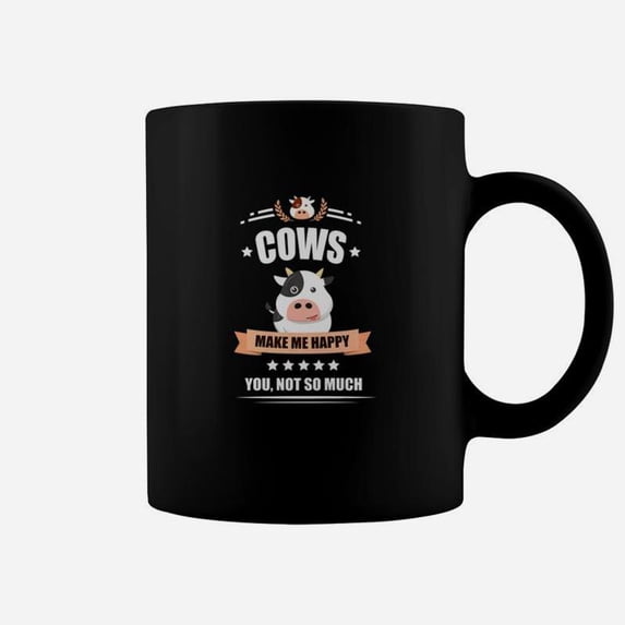 Kids No Bull About It Cows Make Me Happy You Not So Much Cof - Walmart.com