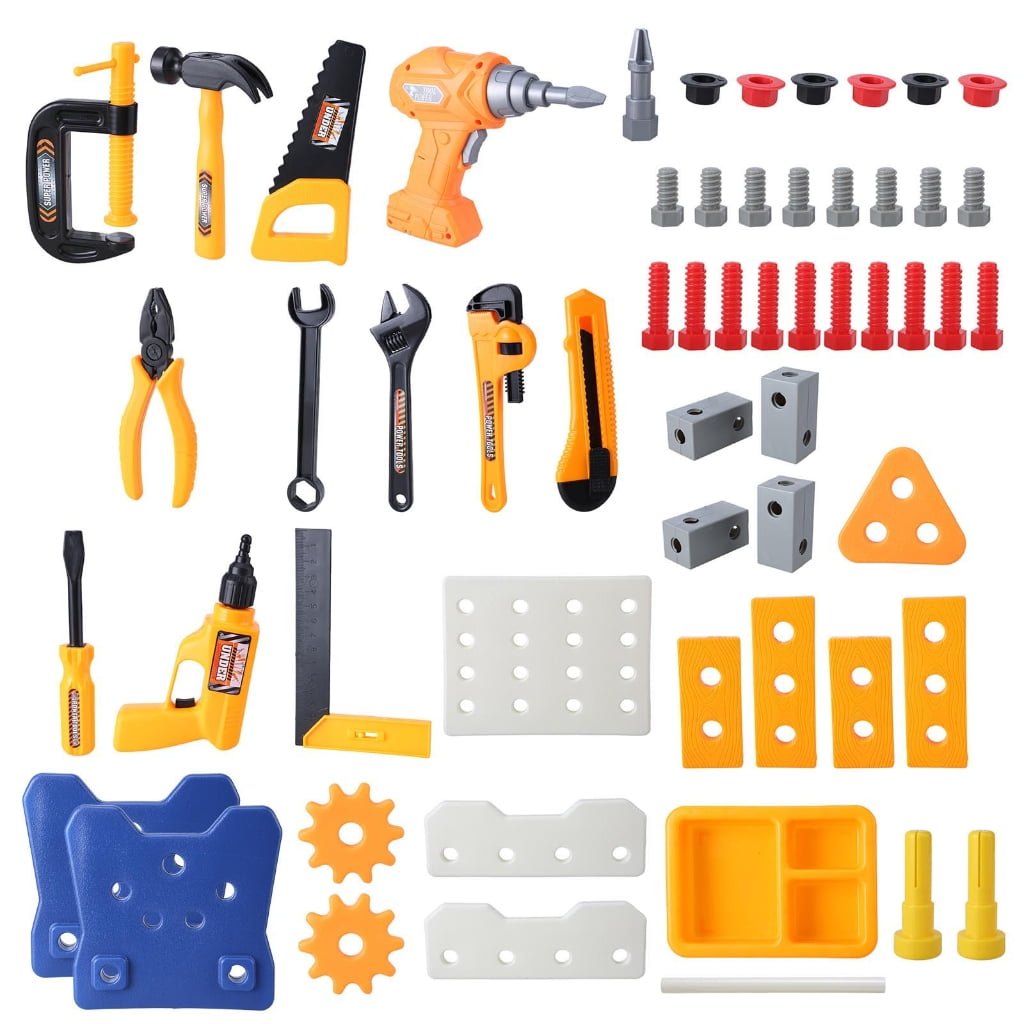 Kids Nut and Bolts Fine Motor Skills Toddler Disassembly Building Toy ...