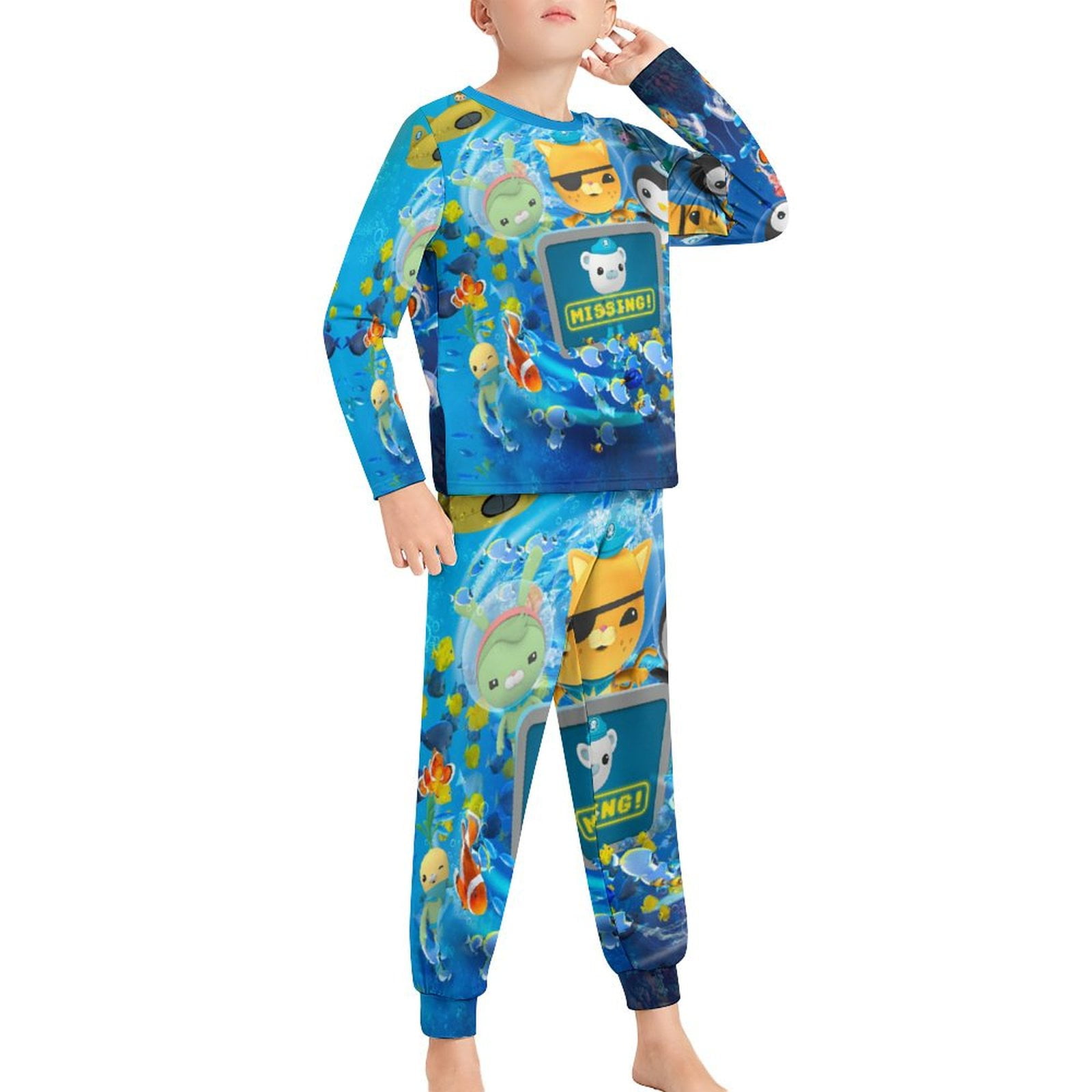 Kids Octonau-t Pajamas 2 Pieces Pjs Kids Sleepwear Clothes Long sleeve ...