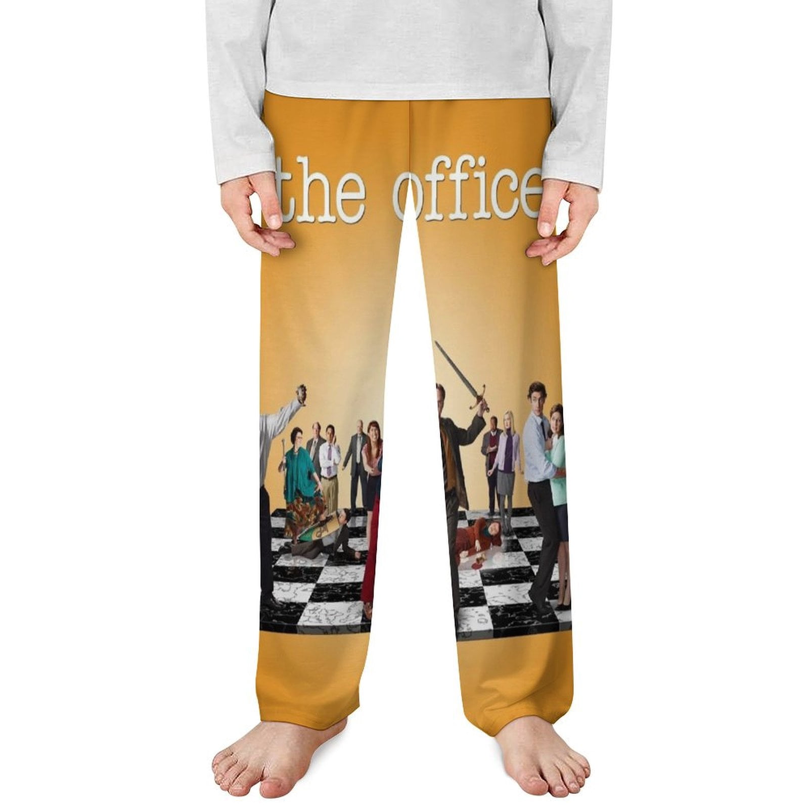 Kids Office TV Show Pajama Pants Long Sleep Pants Drawstring Lounge ...