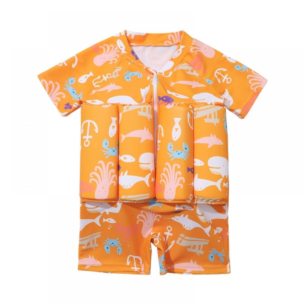 Kids One-piece Rashguard Swimsuit Float Suit, Uccdo Little Boys Girls ...