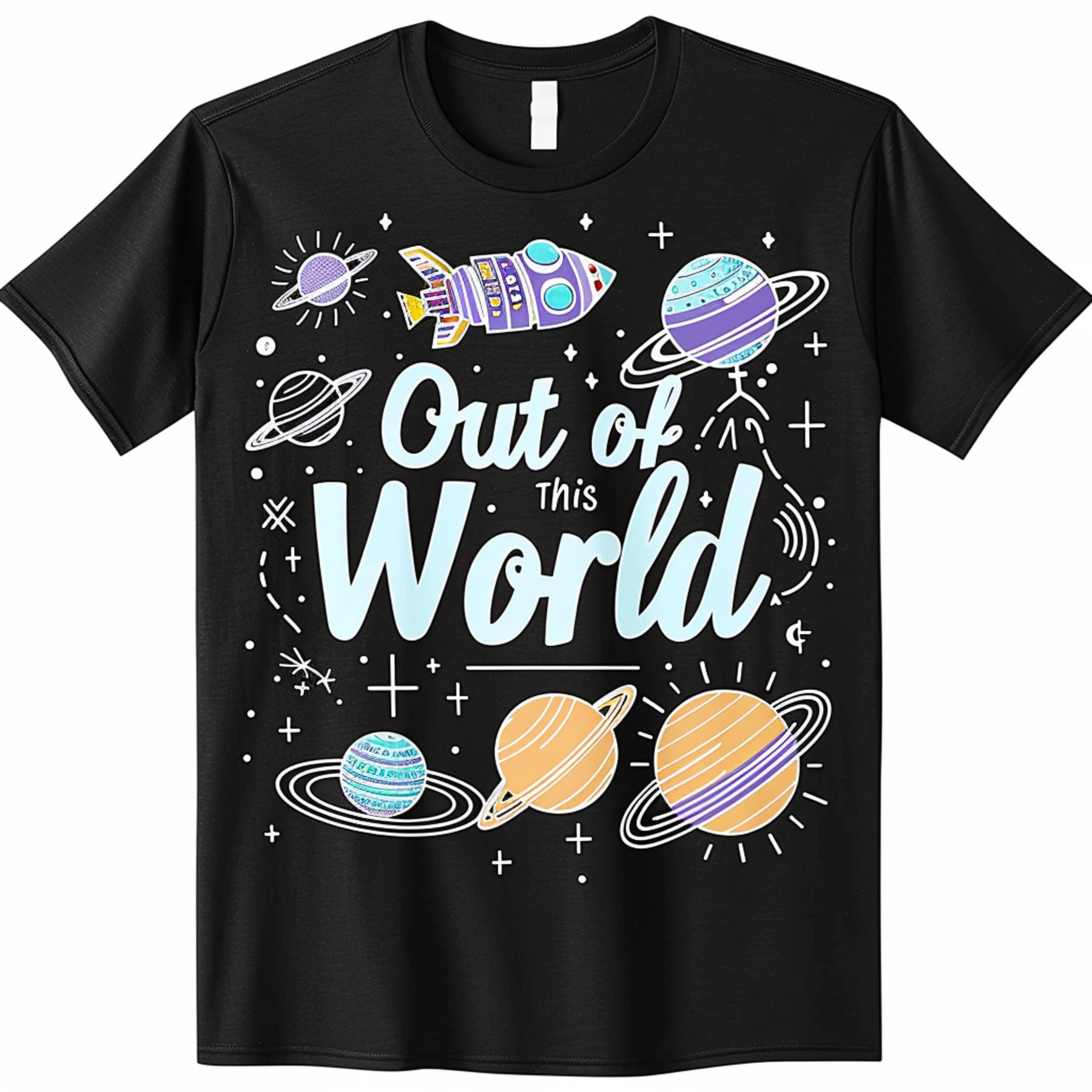 Kids' Out of This World Space Planets Astronauts Stars Moon Galaxies ...