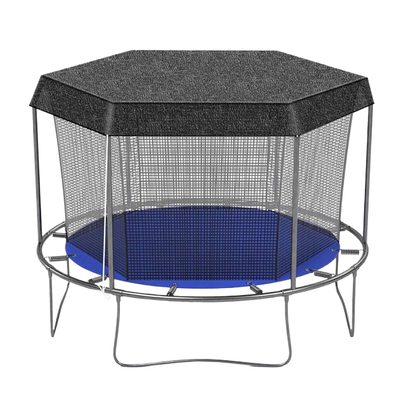 Kids Outdoor Trampoline for Children with Sunshade Cover Enhanced ...