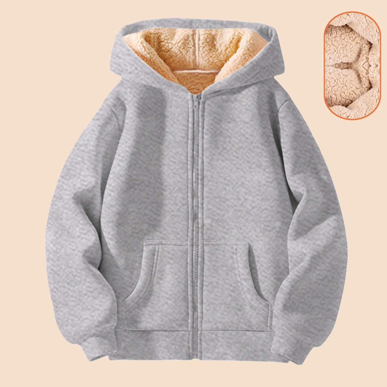 Kids Outerwear Coats New Boys' And Girls' Outerwear With Thick Lamb ...