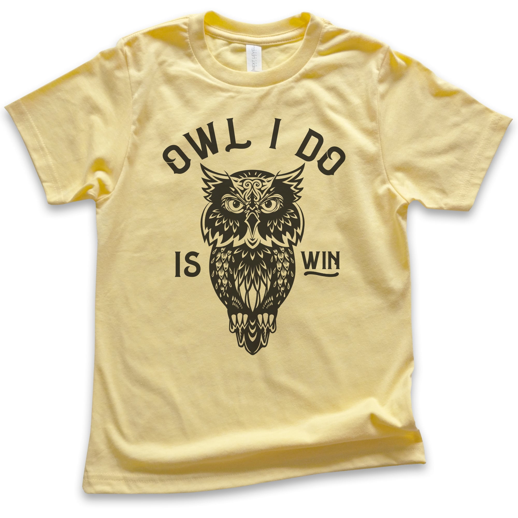 Kids Owl I Do Is Win Shirt, Youth Kids Boy Girl T-Shirt, Owl Animal Pun ...