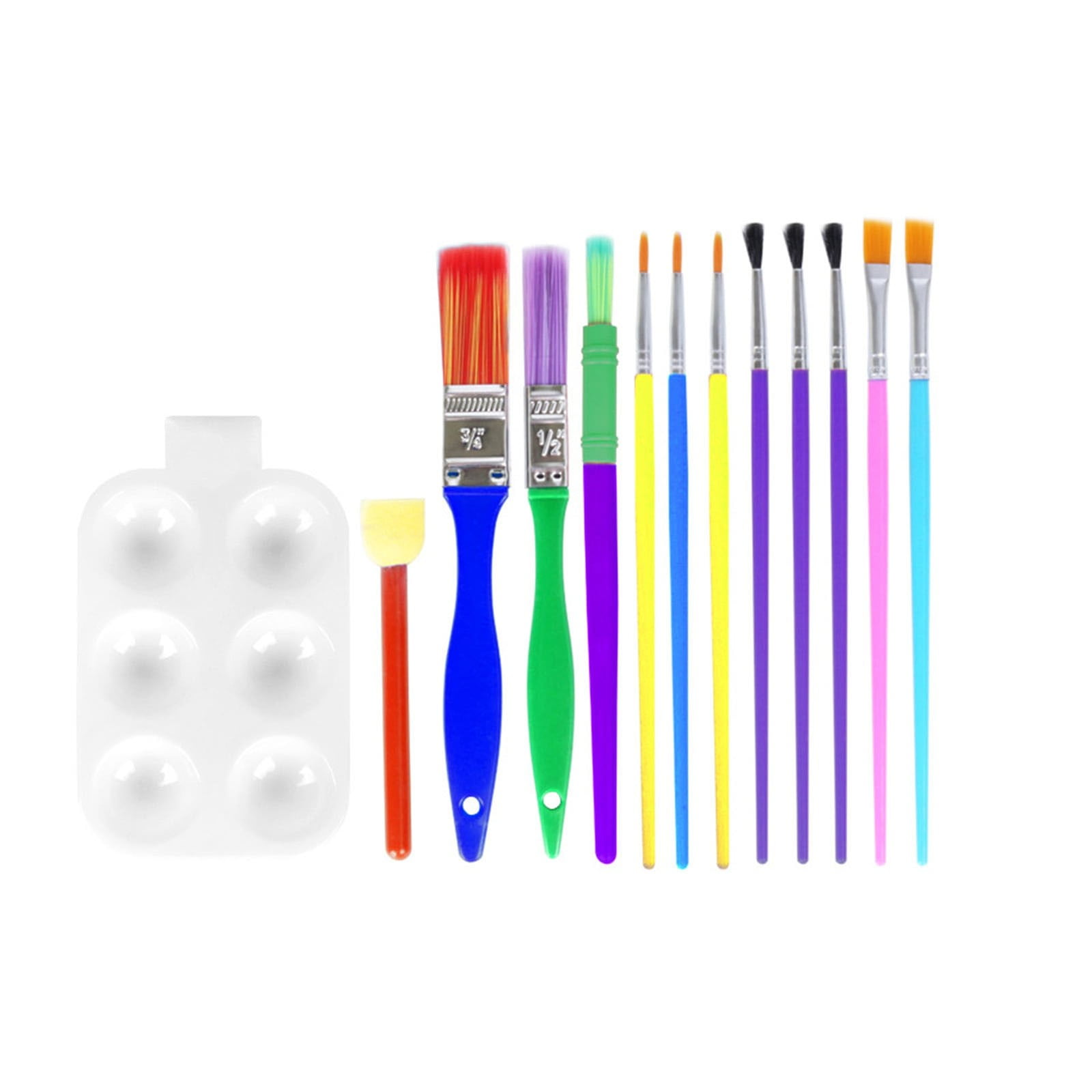 Kids Paint Brush Small Size 13Pcs/Set Craft Kids Painting Brush Easy ...