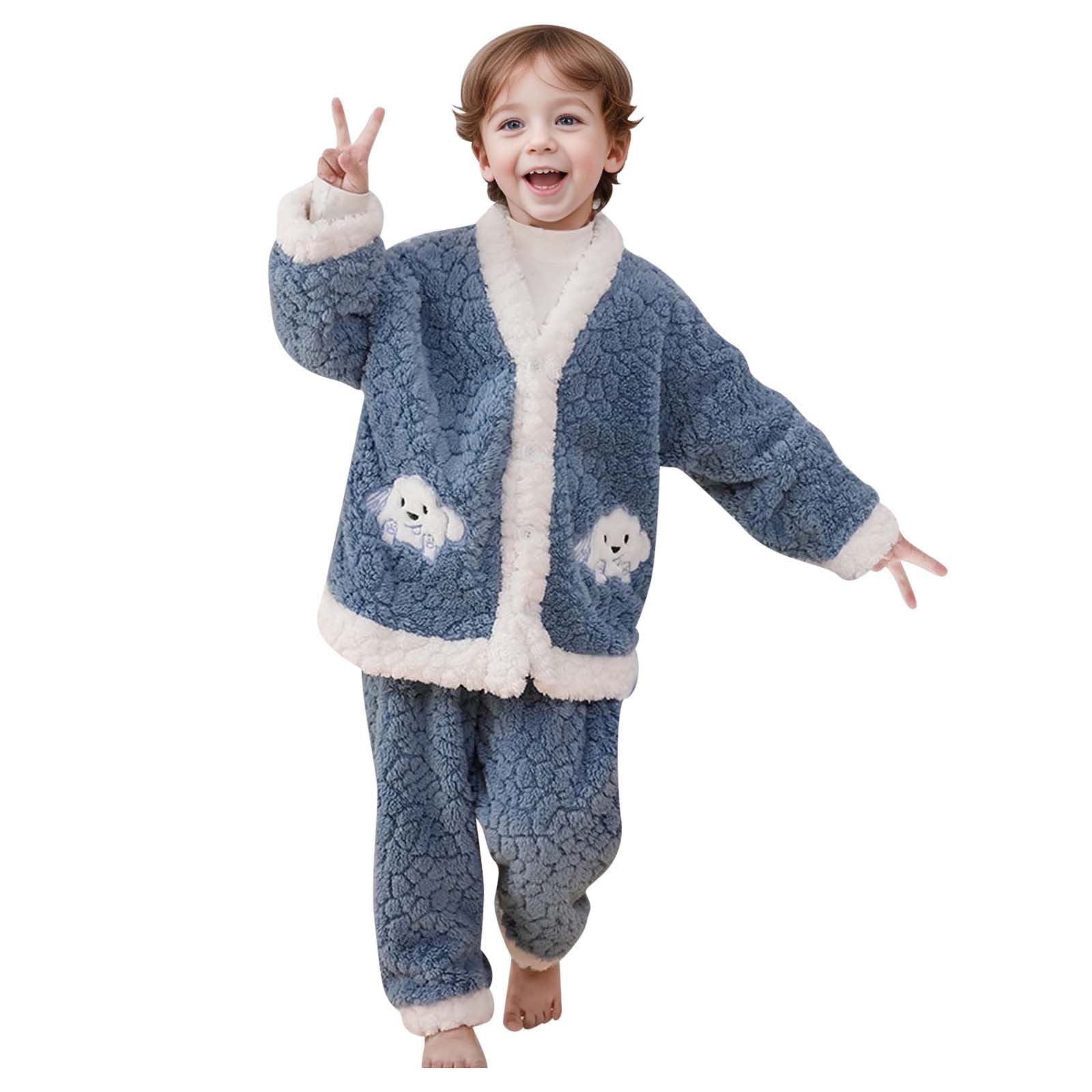 Kids Pajamas Set Kids Crewneck Pajama Top Christmas Pajama Pants Kids ...