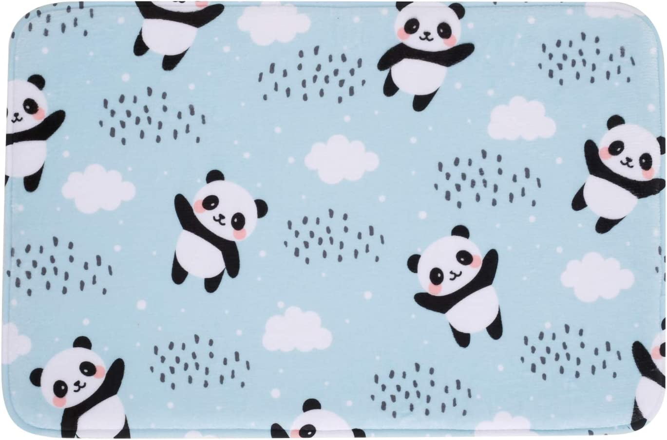 Kids Panda Bath Mat, 24''''X16'''', Super Soft and Absorbent Shaggy ...